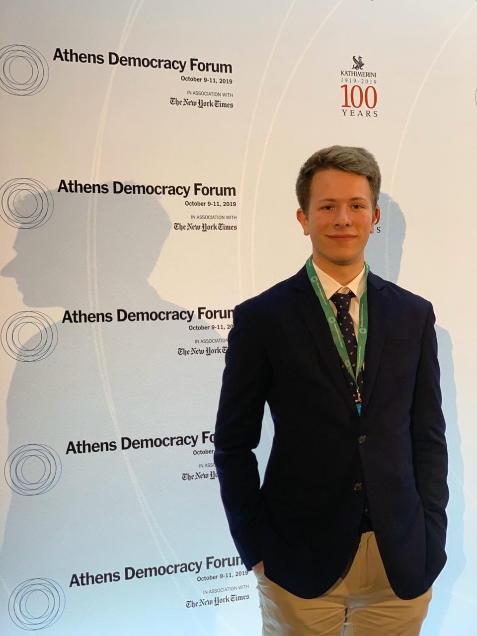 Simon Bruns '21 in the 2020 Korean Public Diplomacy Contest | FUS