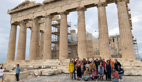 Franklin Student Attends the Prestigious Athens Democracy Forum 2019 | FUS